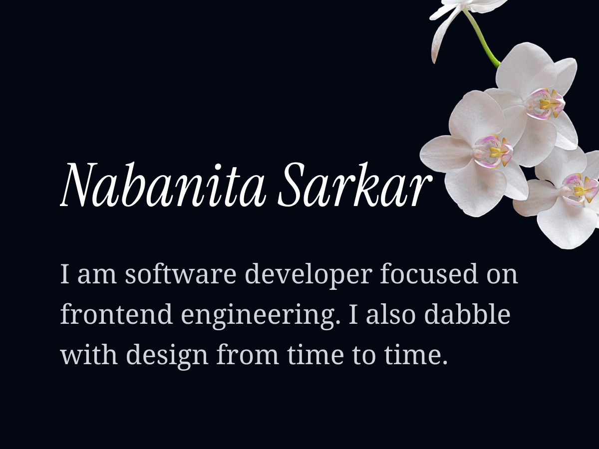 Home | Nabanita Sarkar